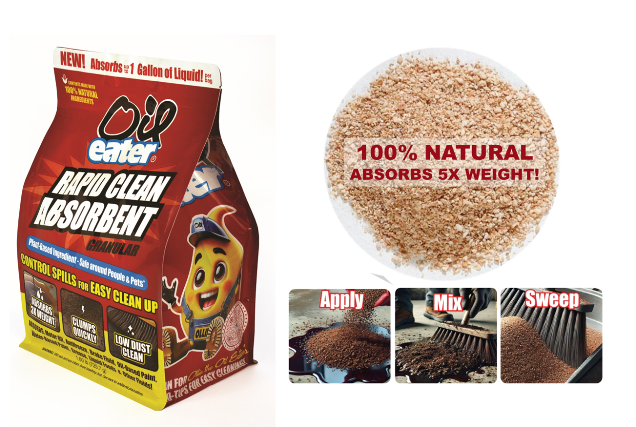 Oil Eater® Rapid Clean Absorbent - Oil Eater®