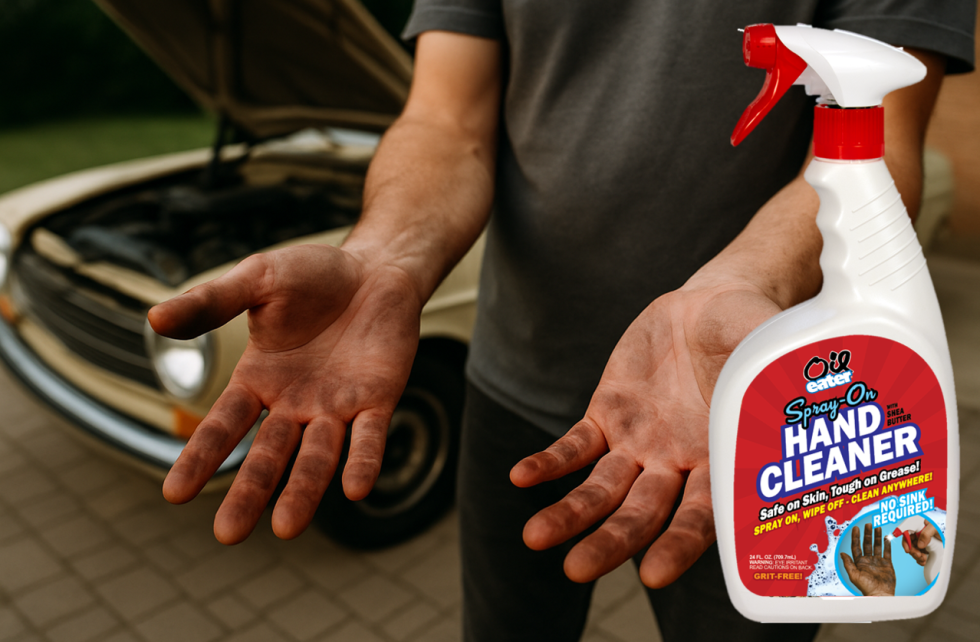 All New Innovative Hand Cleaner for Mechanics - Oil Eater